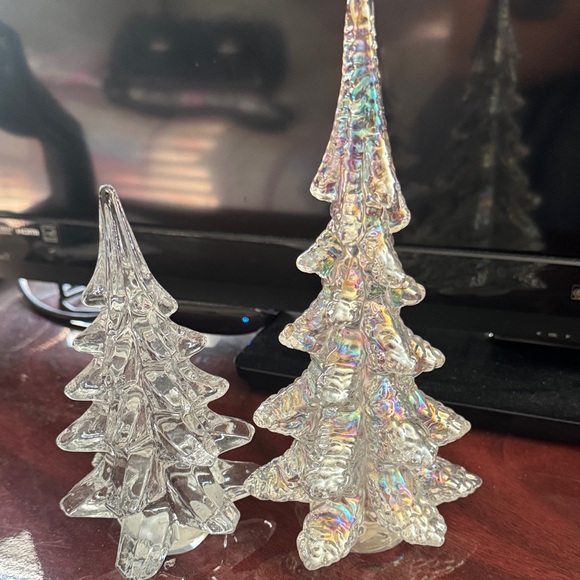 Holiday | Iridescent Glass Holiday Tree Set | Poshmark